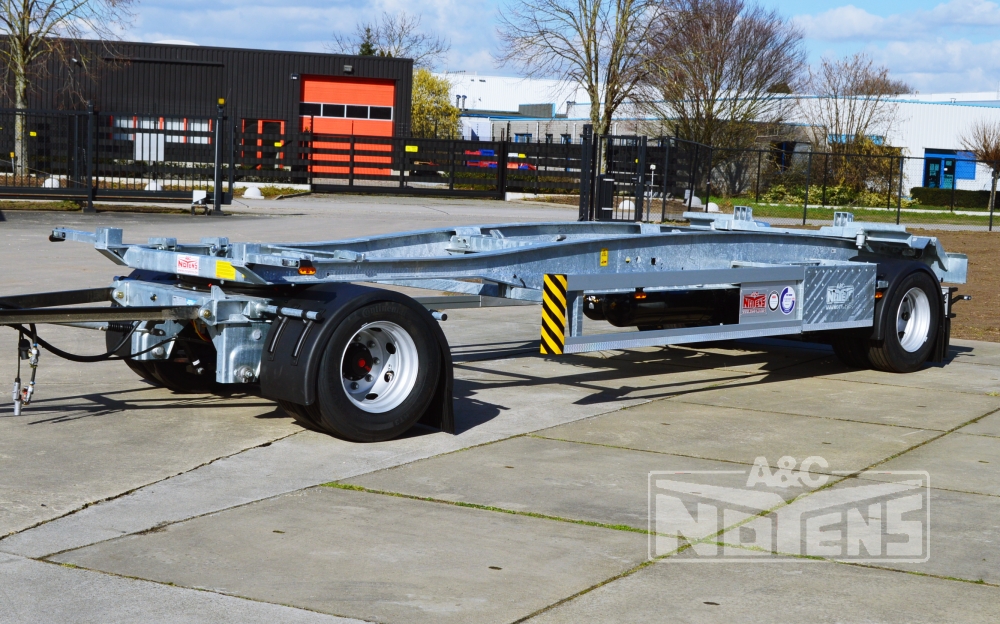 Container aanhangwagen in volledig gegalvaniseerde uitvoering - A&C ...